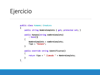 Programación Orientada a Objetos - Otras relaciones entre clases | PPTX