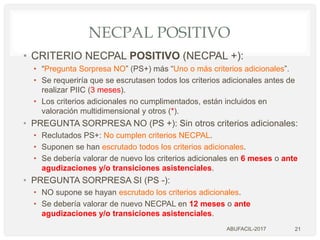 Instrumento NECPAL: Paciente Crónico Complejo | PPTX