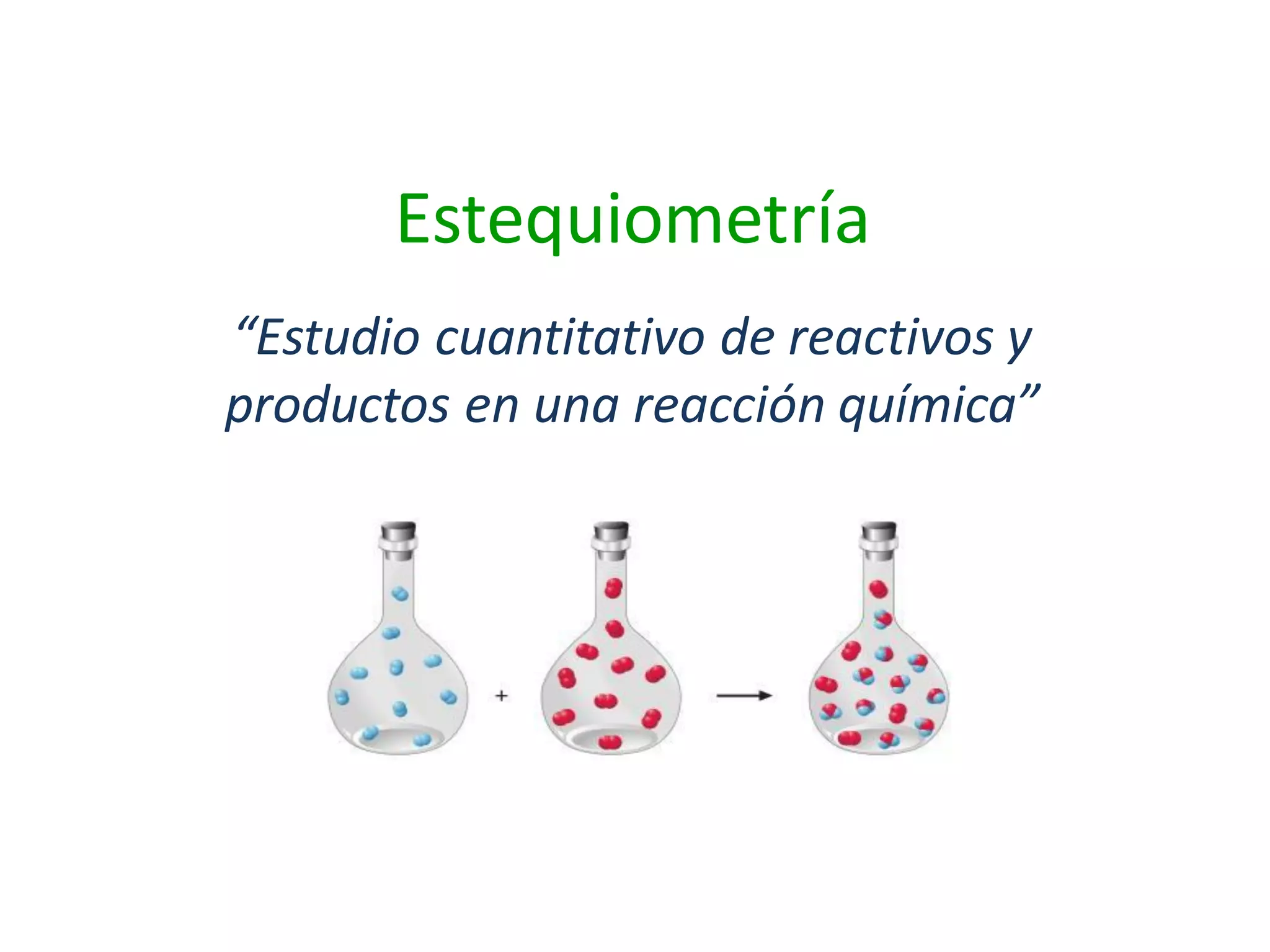 Estequiometria de las reacciones | PDF