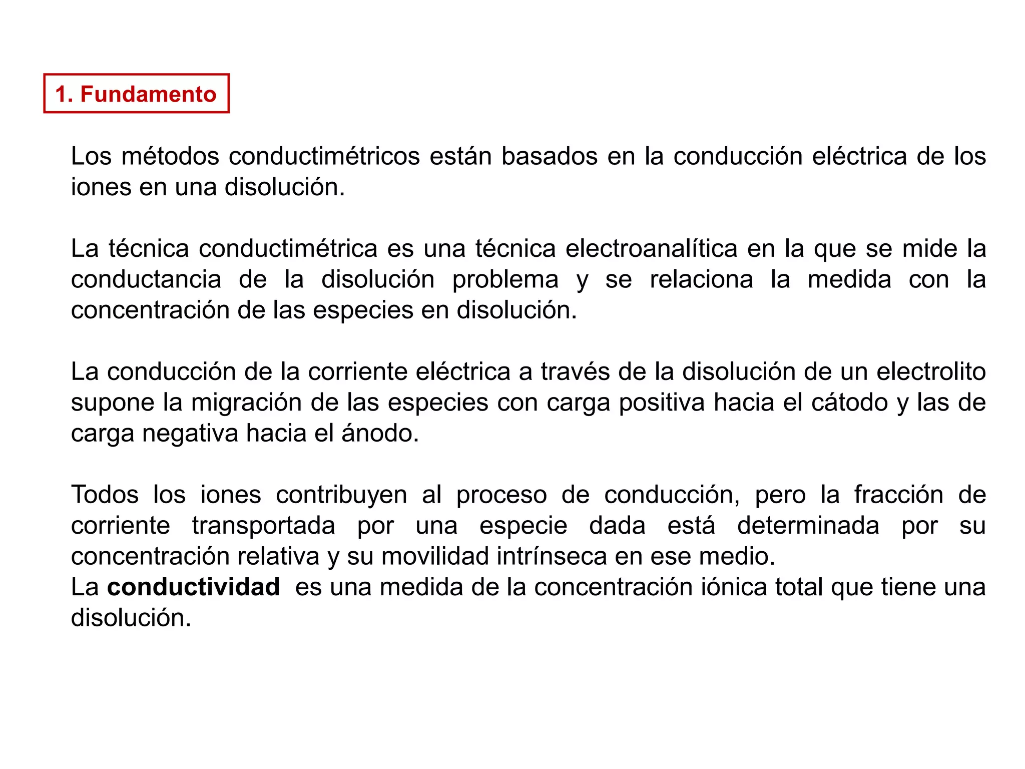 Metodos electroanaliticos (conductimetria) | PDF