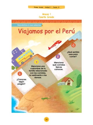 Sesion 1° grado- rutas de aprendizaje 2015 | PDF
