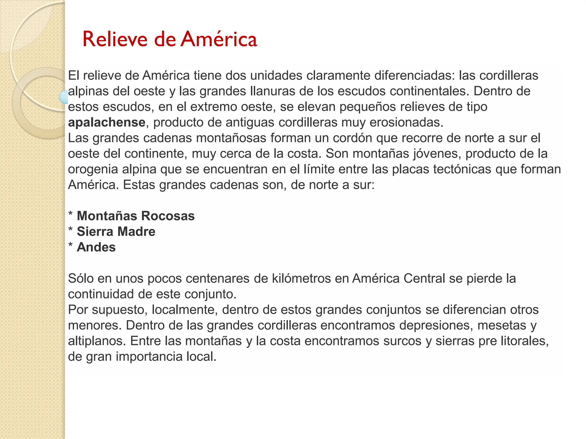 Relieve, hidrografia y climas de América | PDF