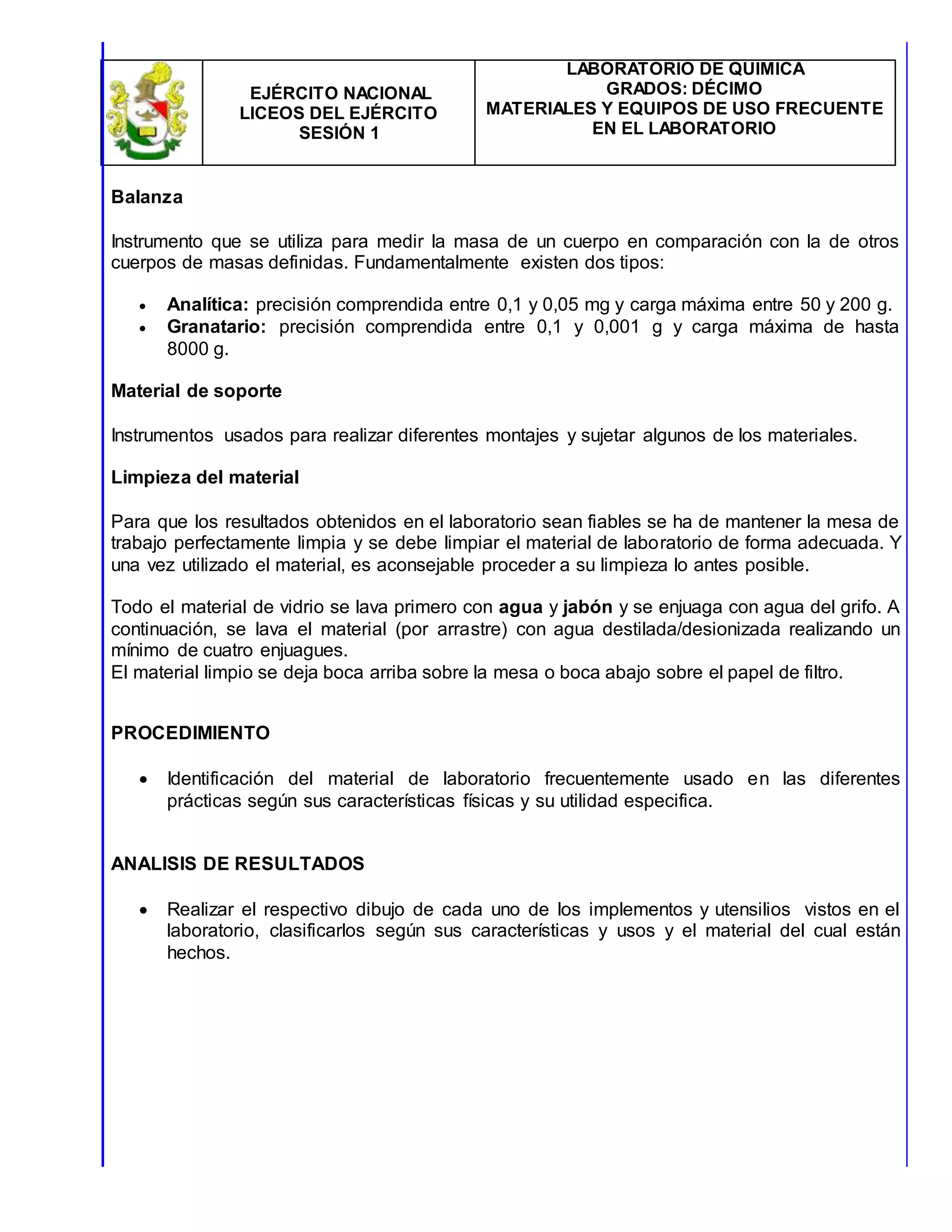 Sesion 1 Quimica Grado Decimo Pdf