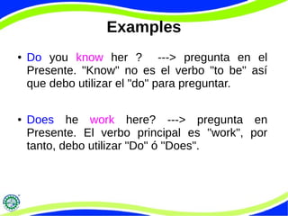 Sesion2-Presente simple | PPT