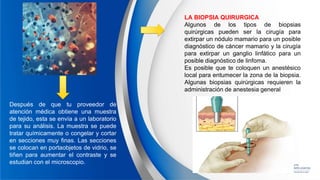 SESION 2 - BIOPSIA.pdf cáncer y sus tipos | PDF