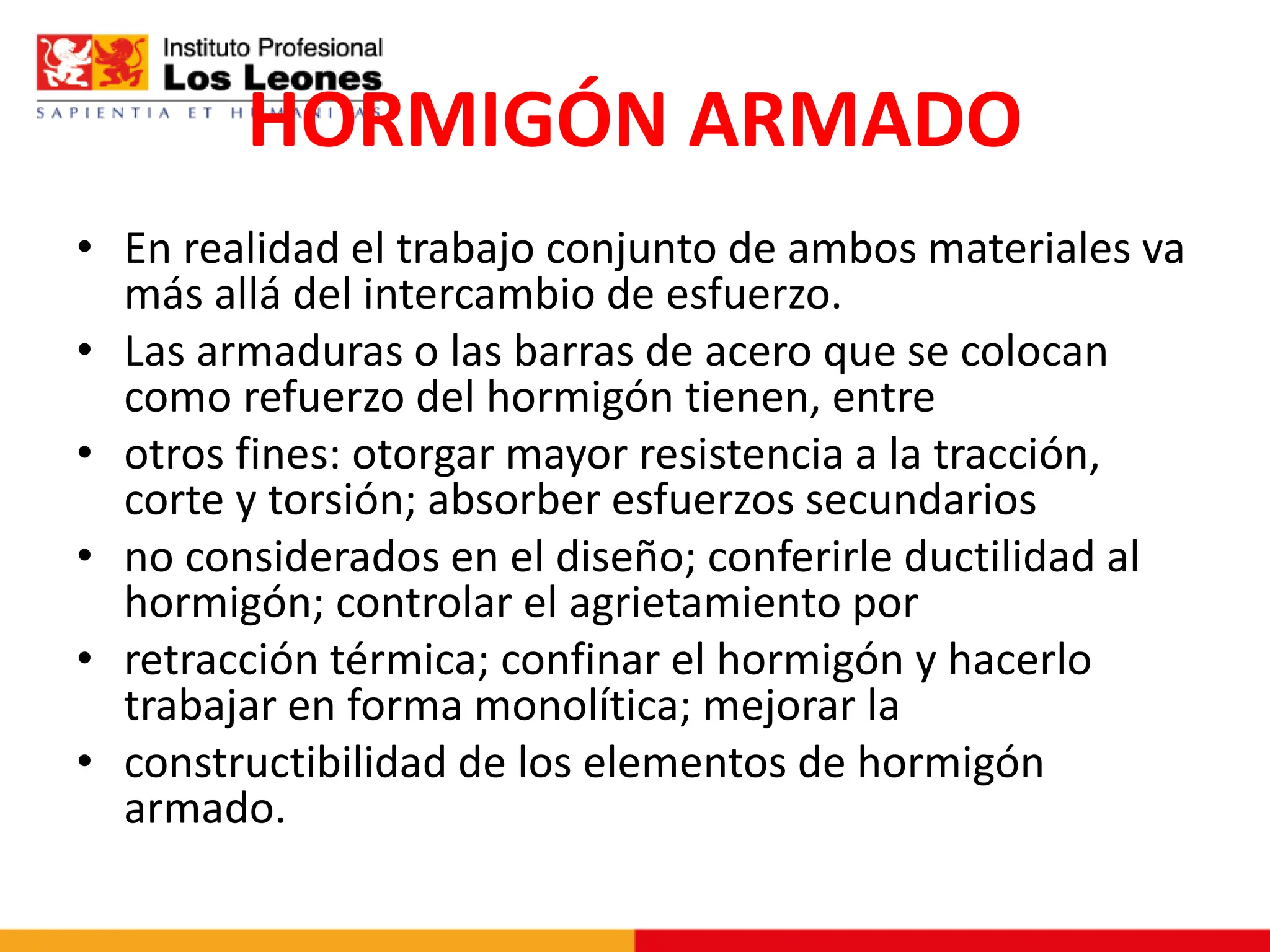 Introduccion al Hormigon Armado. que es y en que consiste | PPT