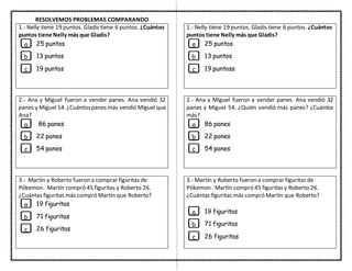 Sesion 2° matematica_ paev comparación | DOCX