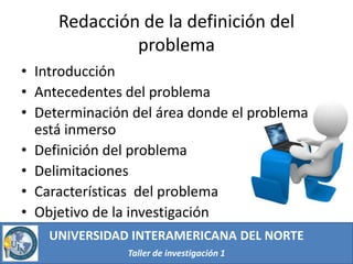 Definicion-del-problema-Sesion3 | PPTX