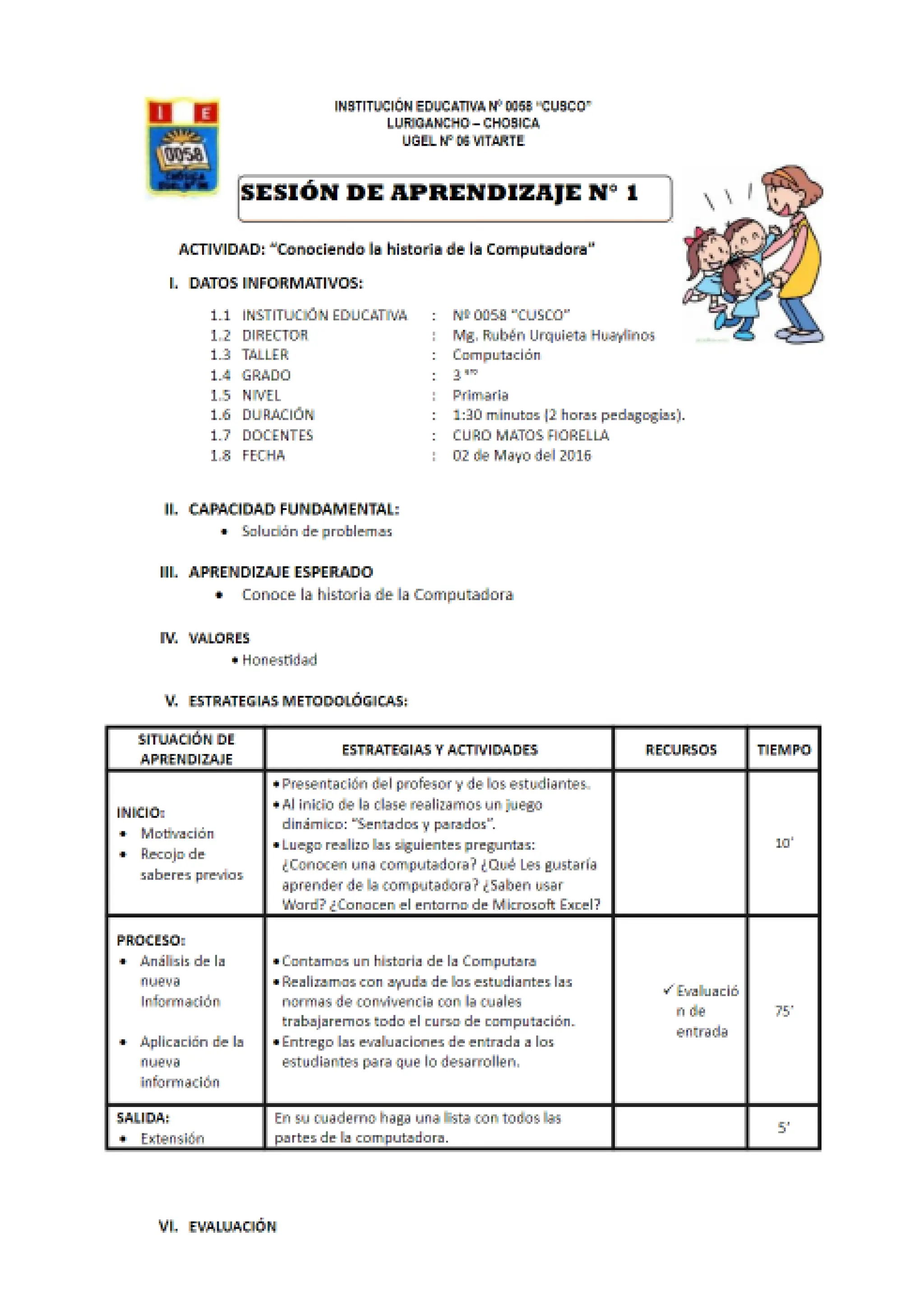 SESION DE APRENDIZAJE 5 SESION DE APRENDIZAJE | PDF
