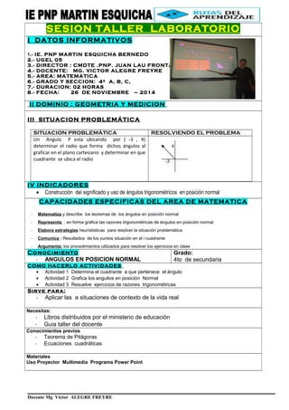 Sesion angulo en posicion normal | DOC
