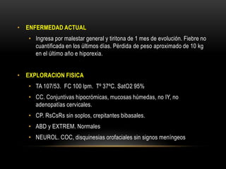 Sesion clinica mi | PPTX