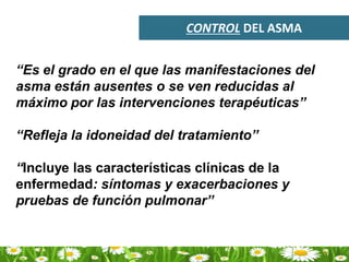 TRATAMIENTO DEL ASMA Y MANEJO DE DISPOSITIVOS INHALATORIOS | PDF