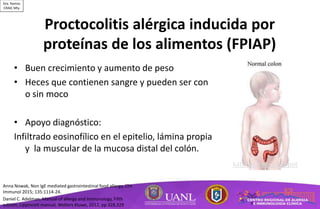 Abordaje del paciente con alergia a alimentos NO mediada por IgE | PDF