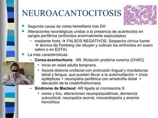 Diagnóstico y tratamiento de los síndromes coreicos | PPT