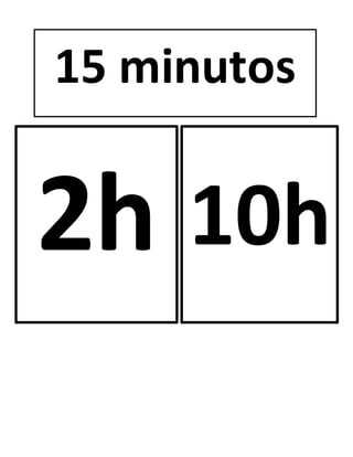 Sesion de matematica medimos el tiempo | DOCX