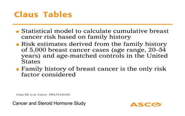 Cancer screening and Genetics Risk Assessment Counseling program | PPT