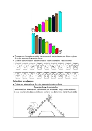 SESION ORDENAMOS NÚMEROS EN FORMA ASCENDENTE Y DESCENDENTE 20 DE MAYO.docx