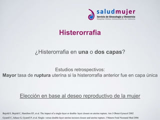 Evidence-based cesarean technique | PPT