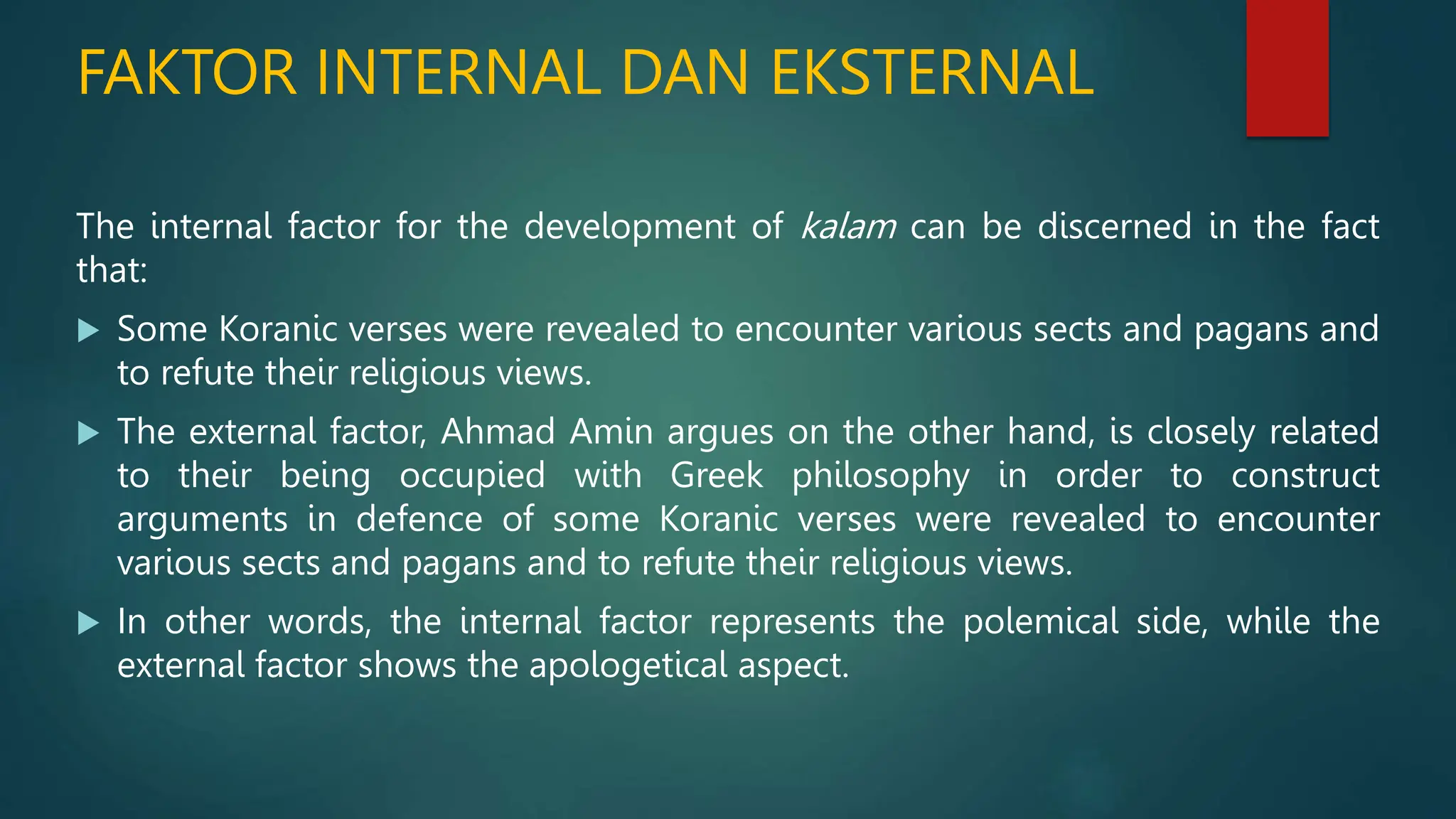 Ppt pengantar sesi teologi Islam psikologi | PPTX