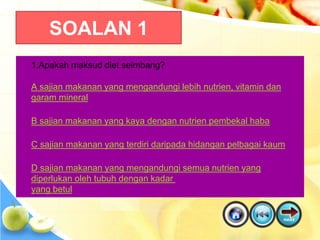 SOALAN-PEMAKANAN & PENGURUSAN SAJIAN | PPTX