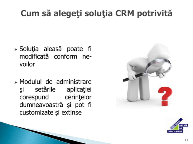 Instrumente TIC– sistem pentru gestionarea relatiei cu clientii (CRM) | PPT