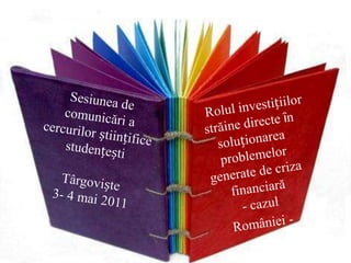 INFLUENTA INVESTITIILOR STRAINE ASUPRA ROMANIEI | PPTX