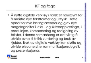 Sesjon6 Bjarte Ramstad Ikt Dugleik | PPT