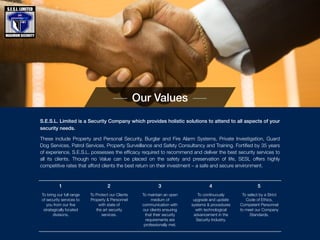 SESL LIMITED Visual Resume | PPT