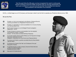 SESL LIMITED Visual Resume | PDF