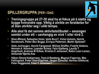 Sesongen 2013 foreldremøte | PPTX