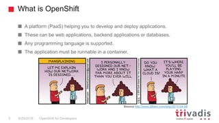 TechEvent OpenShift for Developers | PDF