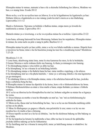 Sesotho - Honor Your Parents Your Father and Mother.pdf