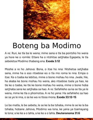 Sesotho - Presence of God Tract.pdf