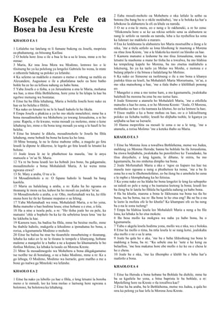 Sesotho - The First Gospel of the Infancy of Jesus Christ.pdf