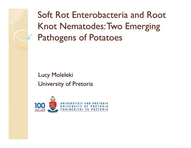 Sess08 7 lucy moleleki soft rot enterobacteria and root knot nematodes ...