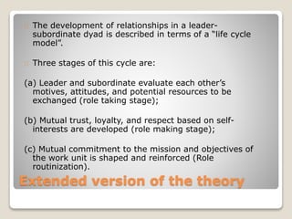 dyadic leadership | PPTX