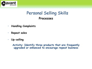 Unit 10 Personal selling in business (2) | PPTX