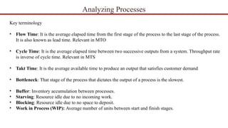 process design and analysis oprations and supply chain management | PPTX