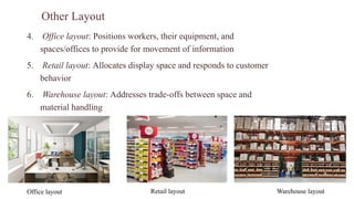 facility layout and operations and supply chain management | PPTX