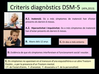 CARACTERÍSTIQUES ALUMNAT TDAH | PPT