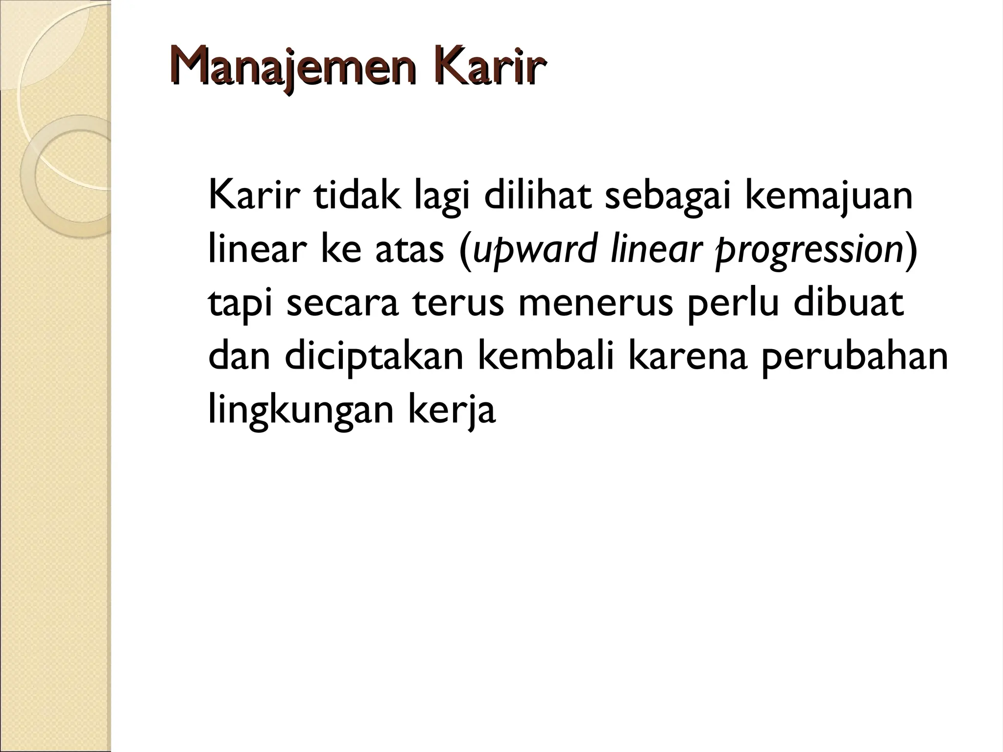MANAJEMEN KARIR ADIL DAN PERLAKUAN YANG ADIL | PPT