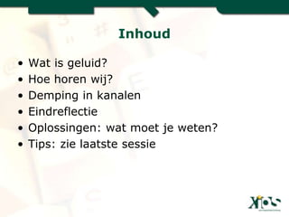 20100924 geluid in een ventilatiesysteem | PPT