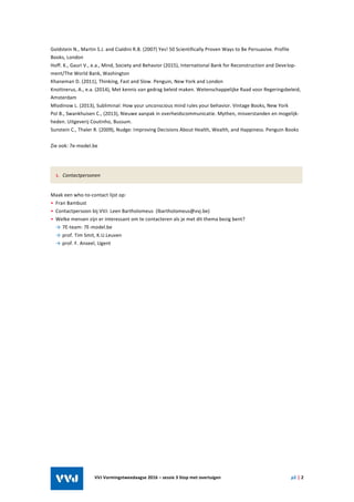 A4 sessie 3 - stop met overtuigen: effectievere ingrepen dankzij ...