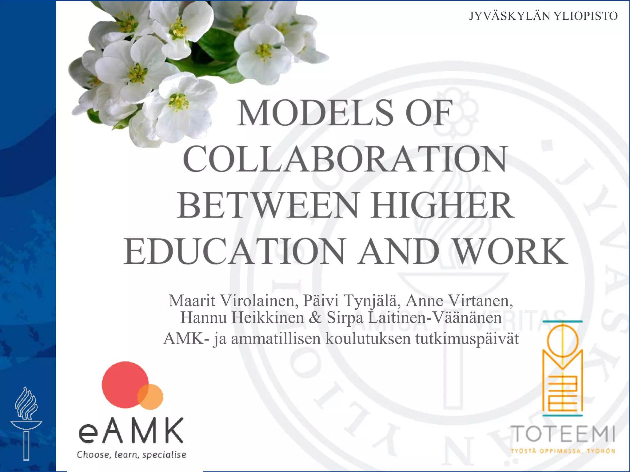 Models of Collaboration Between Higher Education and Work | PDF