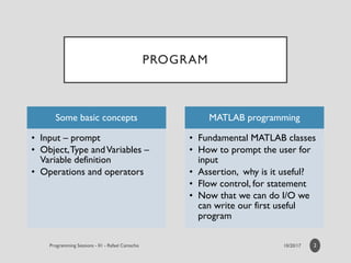 Programming Sessions KU Leuven - Session 02 | PPT