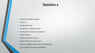 DCA. certificate slide Session 1 | PDF