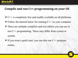 Session 1 - c++ intro | PPT