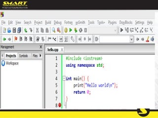 Session 1 - c++ intro | PPT