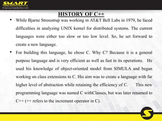 Session 1 - c++ intro | PPT