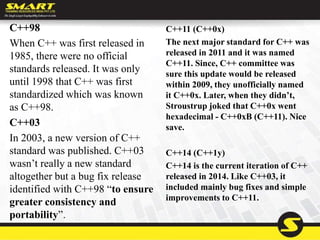 Session 1 - c++ intro | PPT
